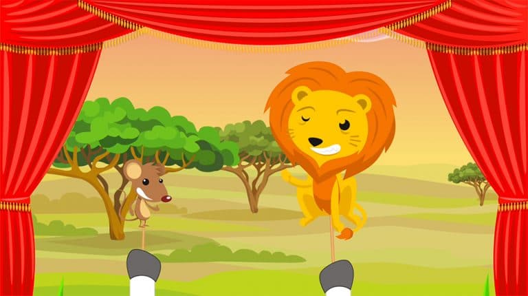 La fábula de "El león y el ratón" - Colorin Cuenta