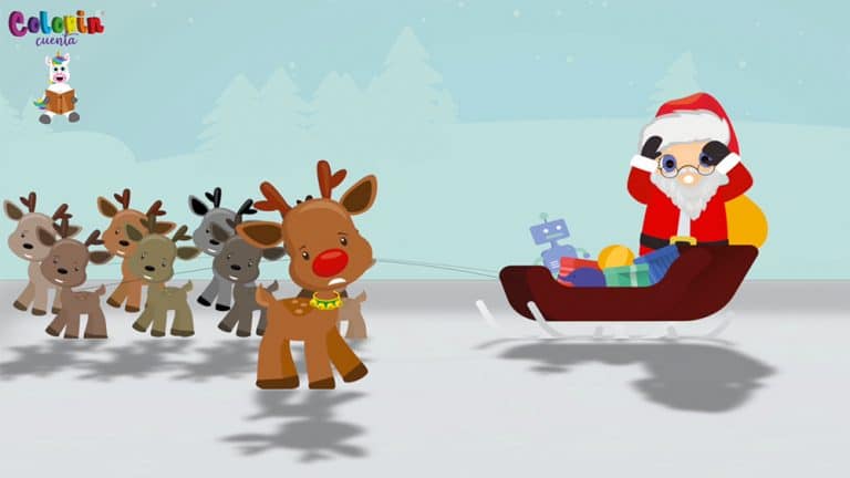 Colorin cuenta Rodolfo el reno de Santa Claus - Colorin Cuenta