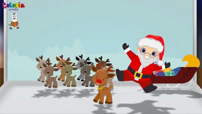 Colorin cuenta Rodolfo el reno de Santa Claus - Colorin Cuenta
